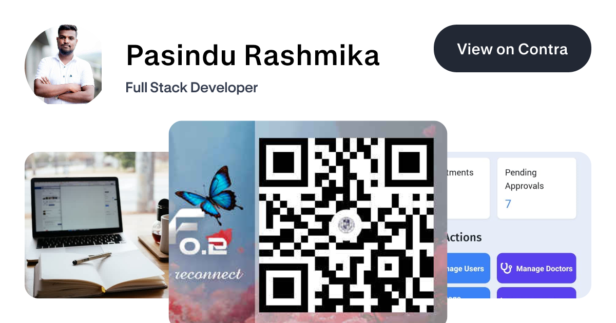 Pasindu Rashmika on Contra | Full Stack Developer