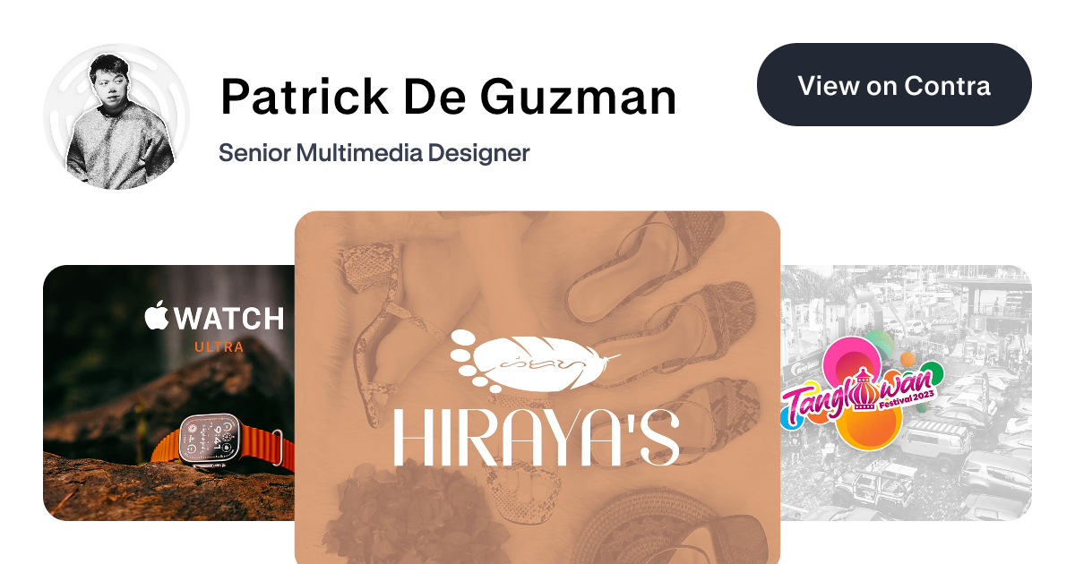 Patrick De Guzman on Contra | Senior Multimedia Designer