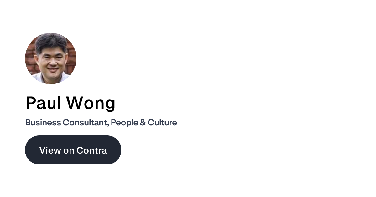 Paul Wong's Work | Contra