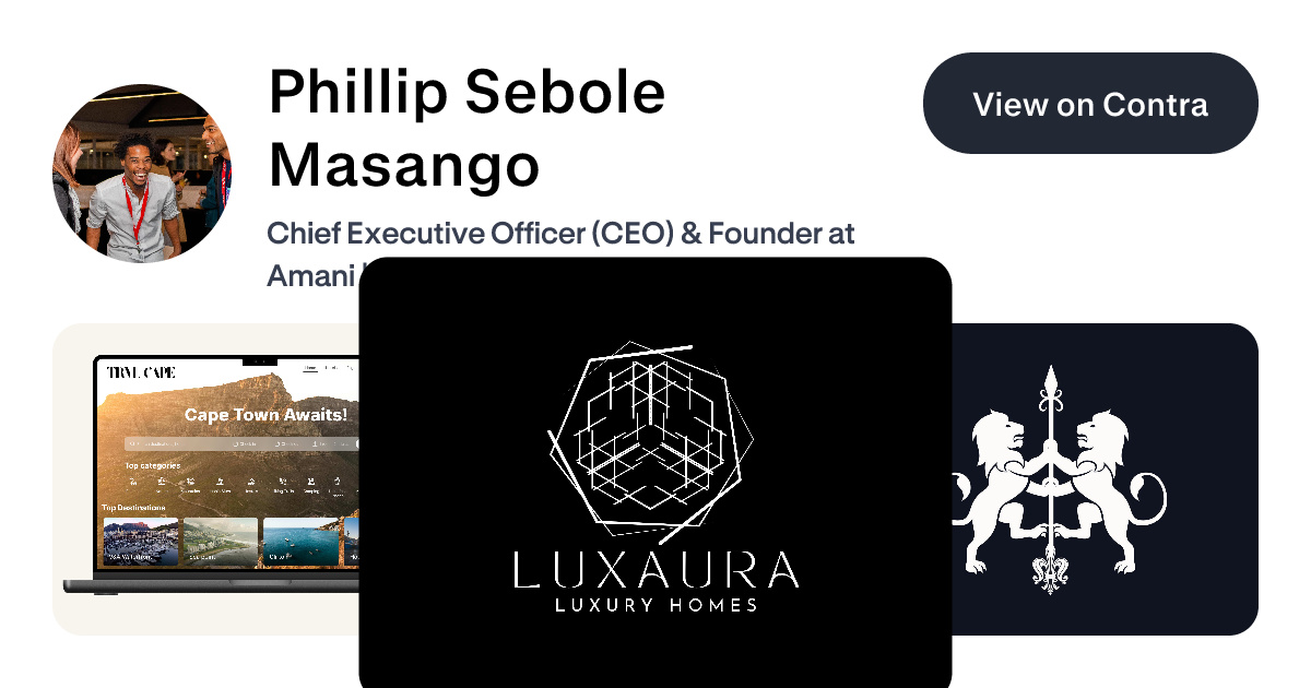 Phillip Sebole Masango's Work | Contra