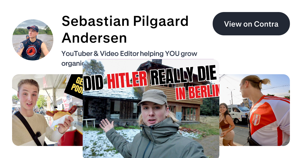 About Sebastian Pilgaard Andersen | Contra