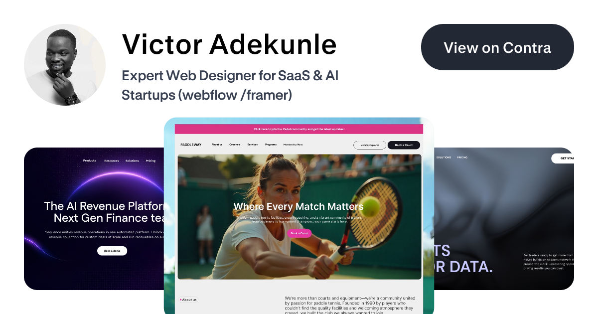 Victor Adekunle on Contra