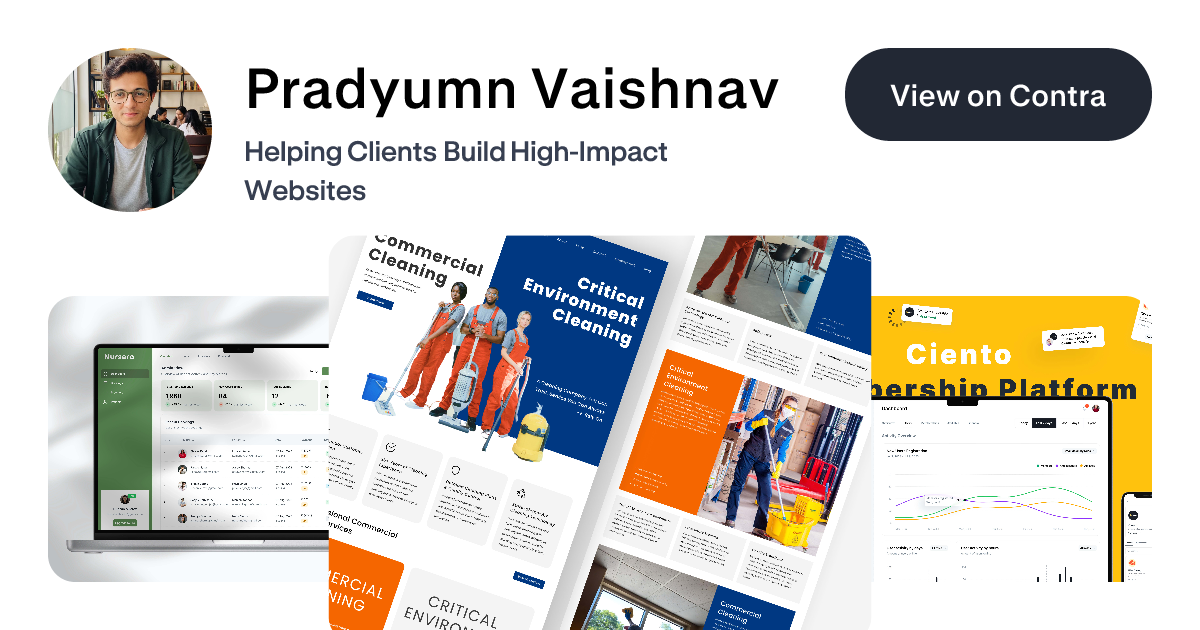 Pradyumn Vaishnav on Contra