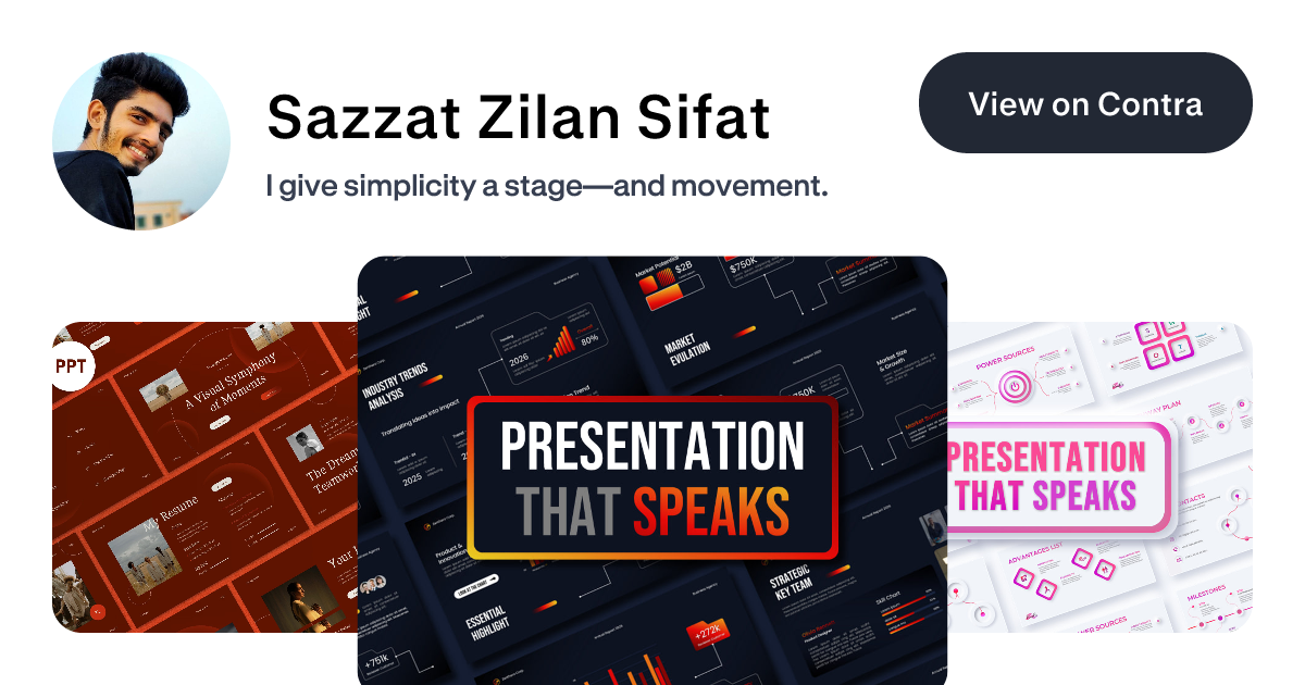 Sazzat Zilan Sifat's Work | Contra