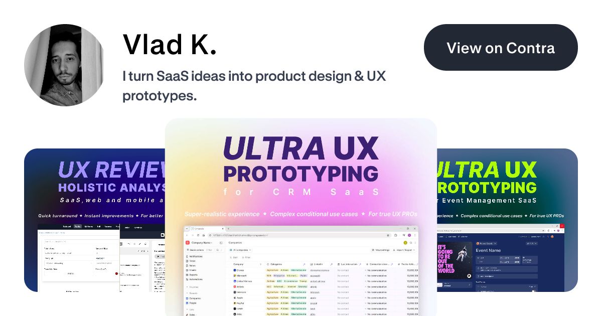 Vlad K.'s Work | Contra