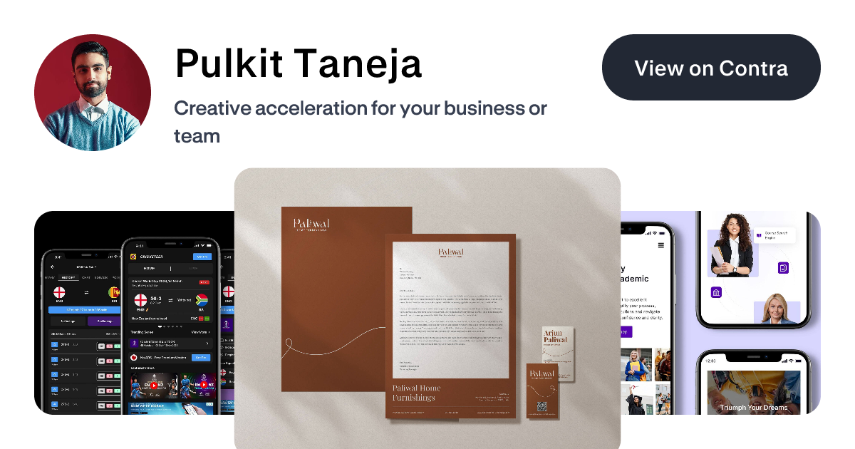 Pulkit Taneja on Contra