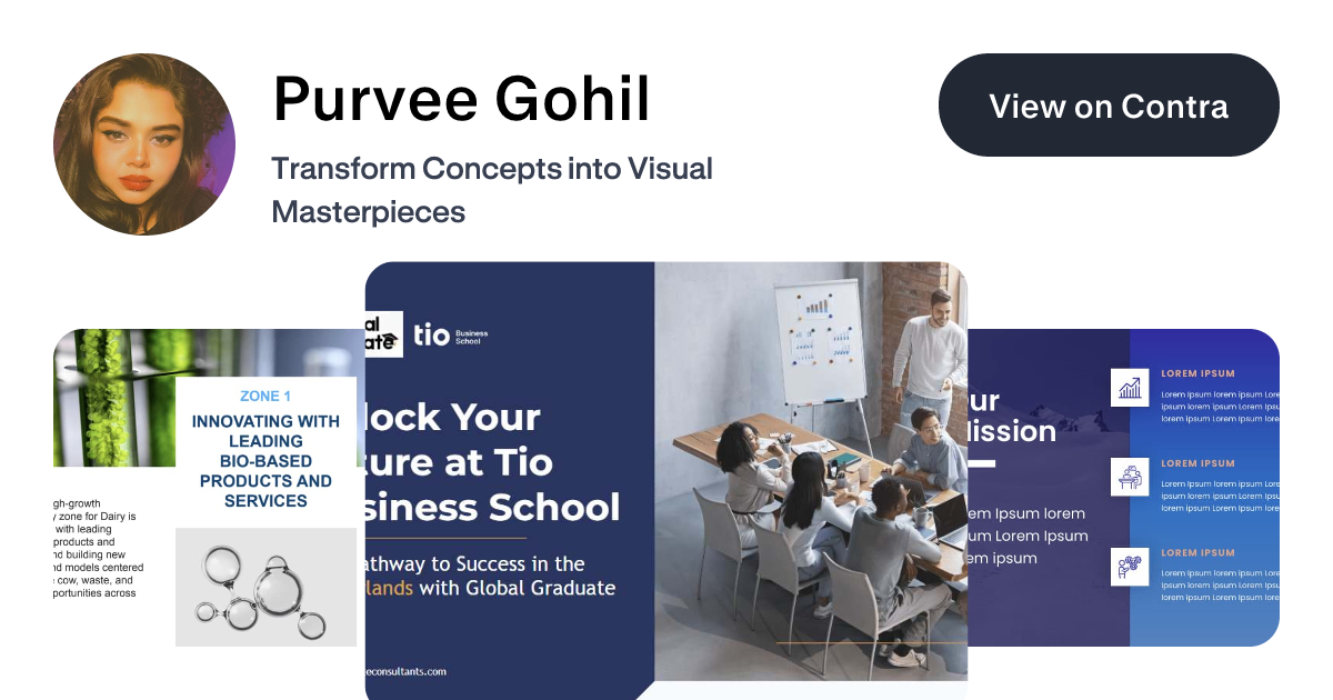 Purvee Gohil on Contra