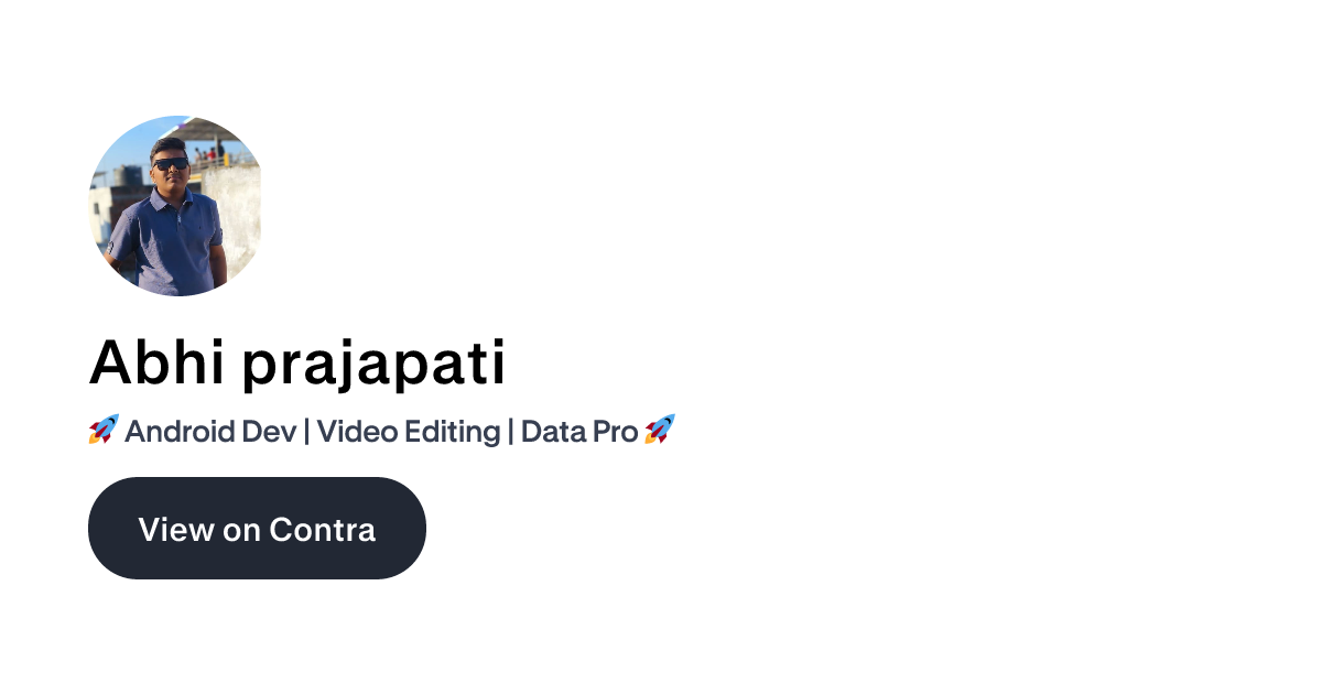 Abhi prajapati on Contra