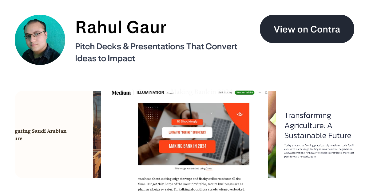 Rahul Gaur on Contra