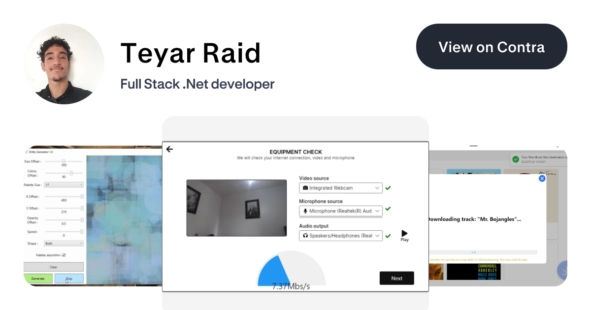 Teyar Raid on Contra | Full Stack .Net developer