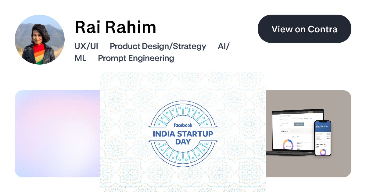 Rai Rahim on Contra | UI/UX | Experience Designer