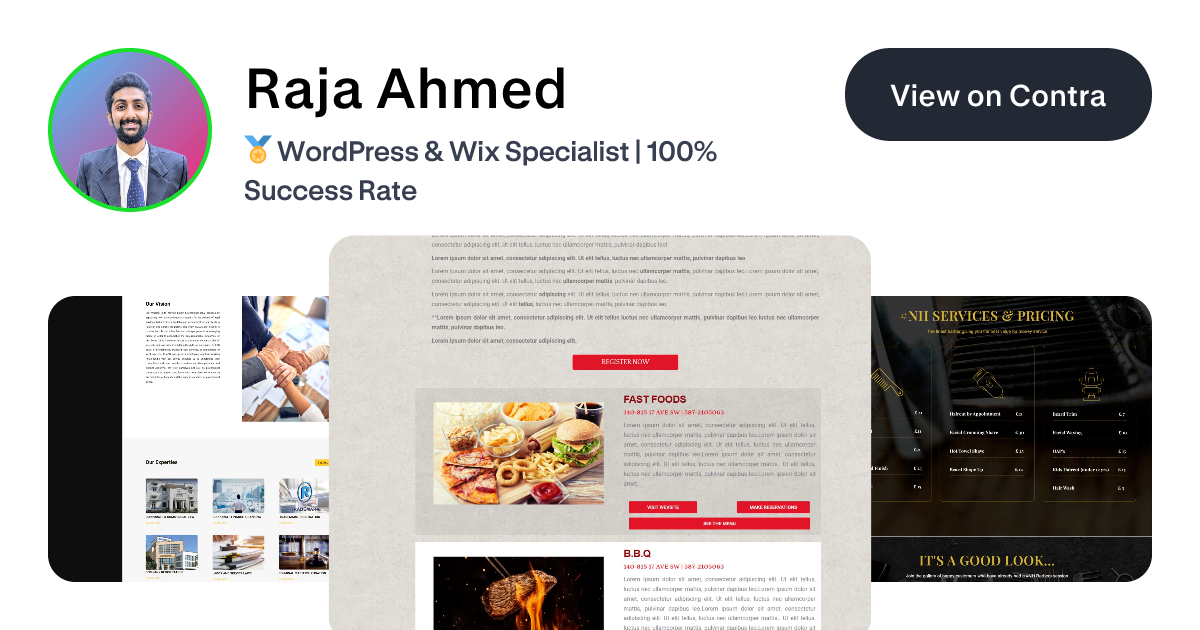 Raja Ahmed on Contra