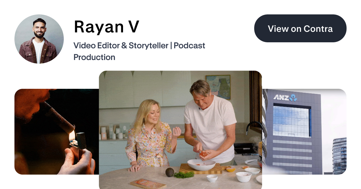 Rayan V 's Work | Contra