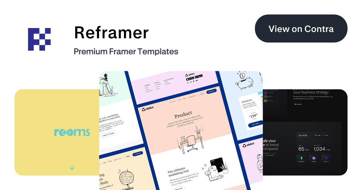 Reframer ‎ on Contra | Premium Framer Templates