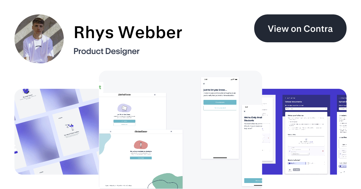 Rhys Webber's Work | Contra