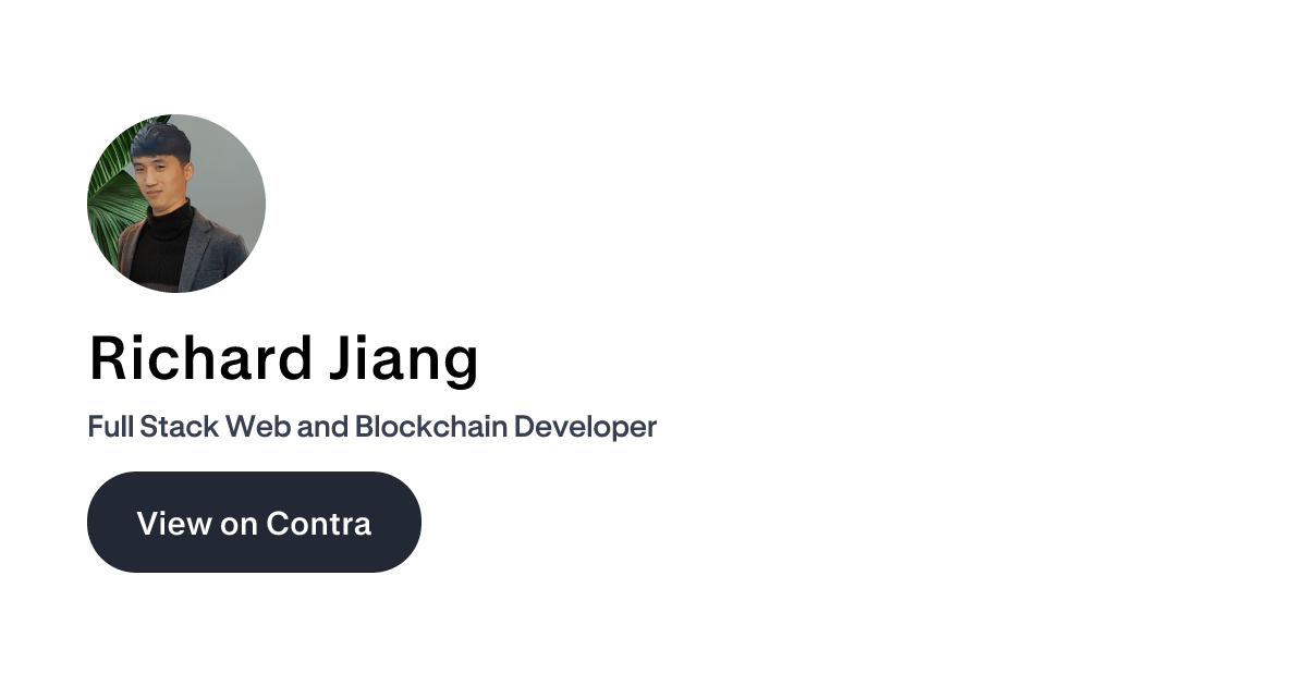 Richard Jiang on Contra