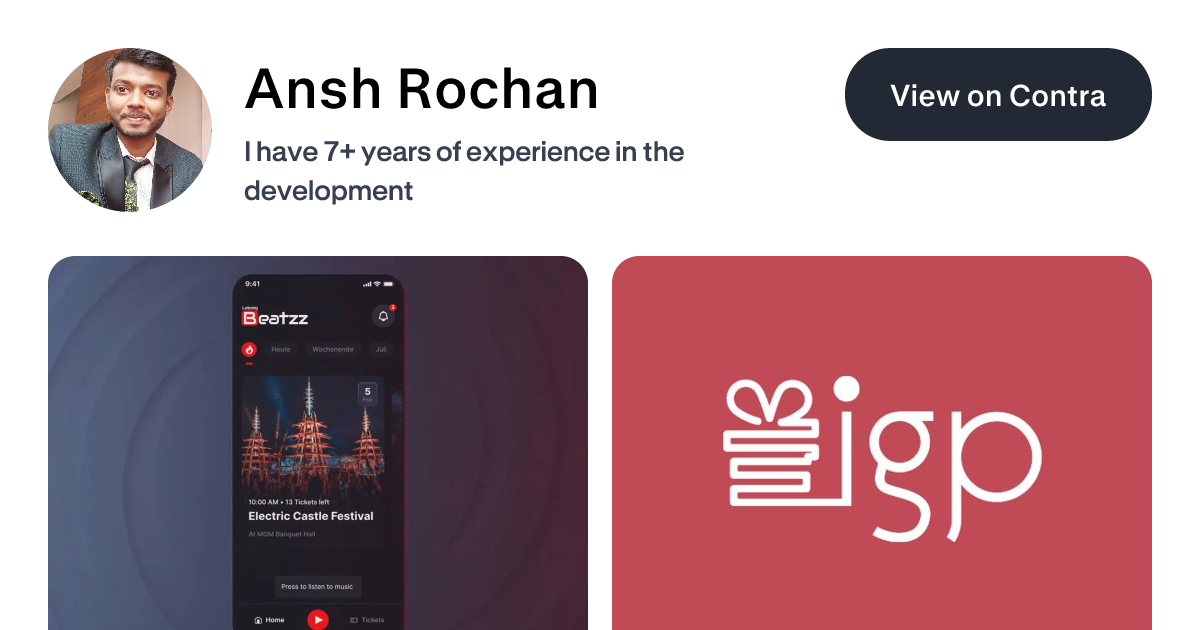 Ansh Rochan on Contra