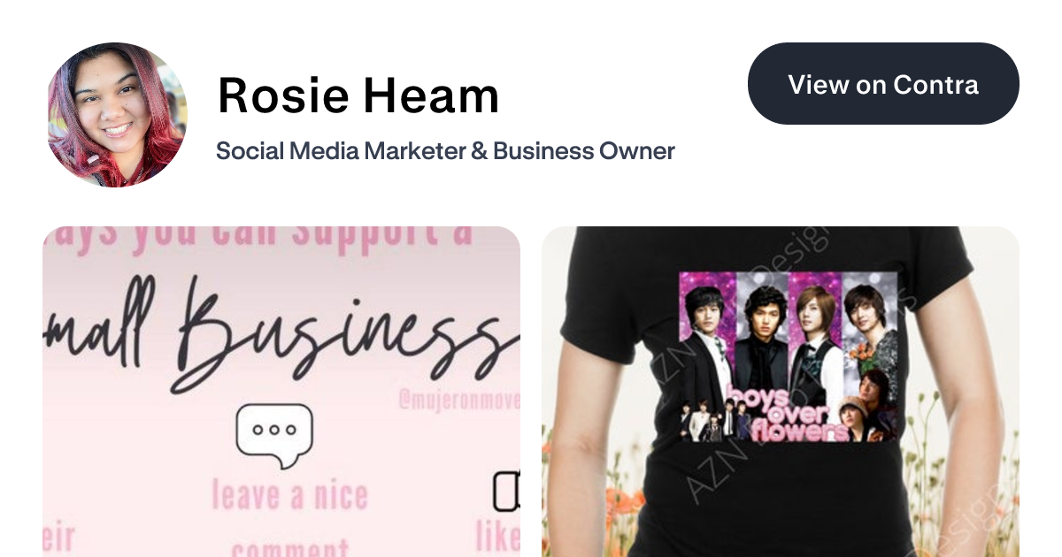 Rosie Heam on Contra