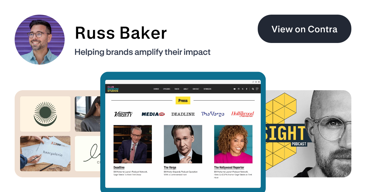 Russ Baker on Contra | Helping brands amplify their impact ⚡