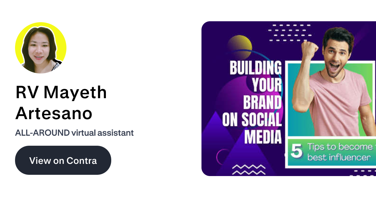 RV Mayeth Artesano on Contra | ALL-AROUND virtual assistant