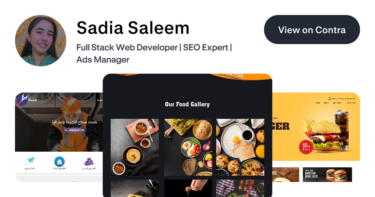 Sadia Saleem's Work | Contra