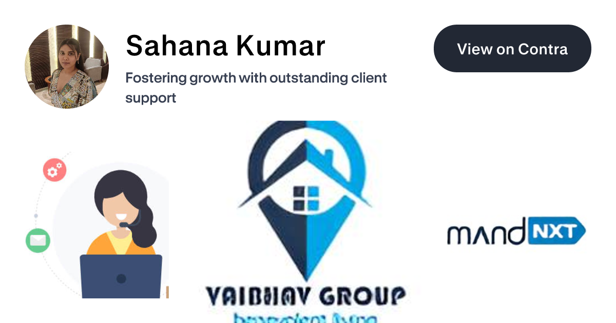 Sahana Kumar on Contra