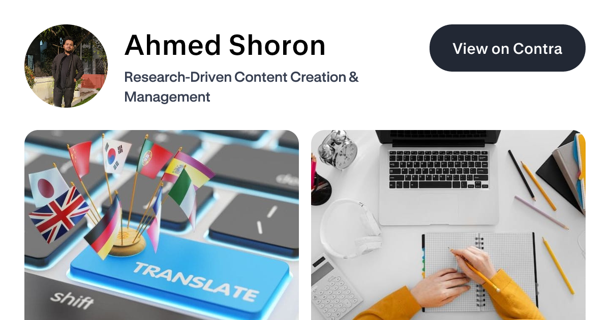 Ahmed Shoron on Contra