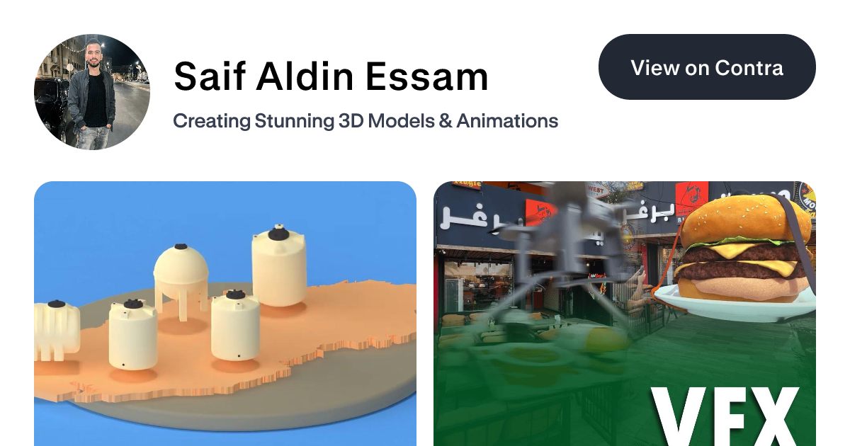 Saif Aldin Essam's Work | Contra