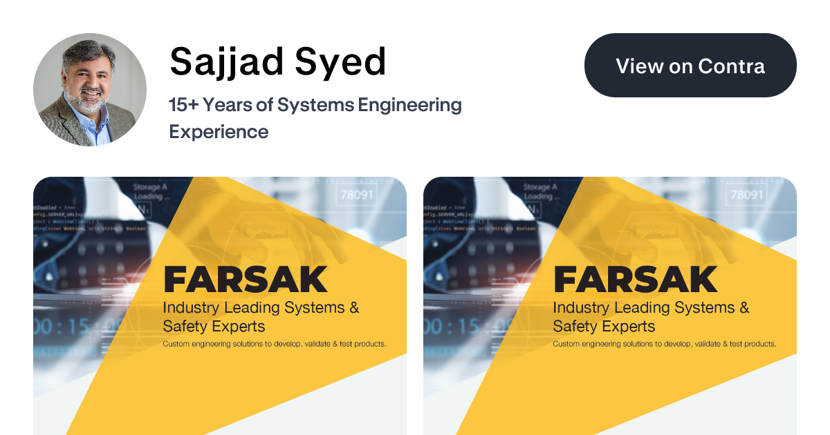 Sajjad Syed on Contra