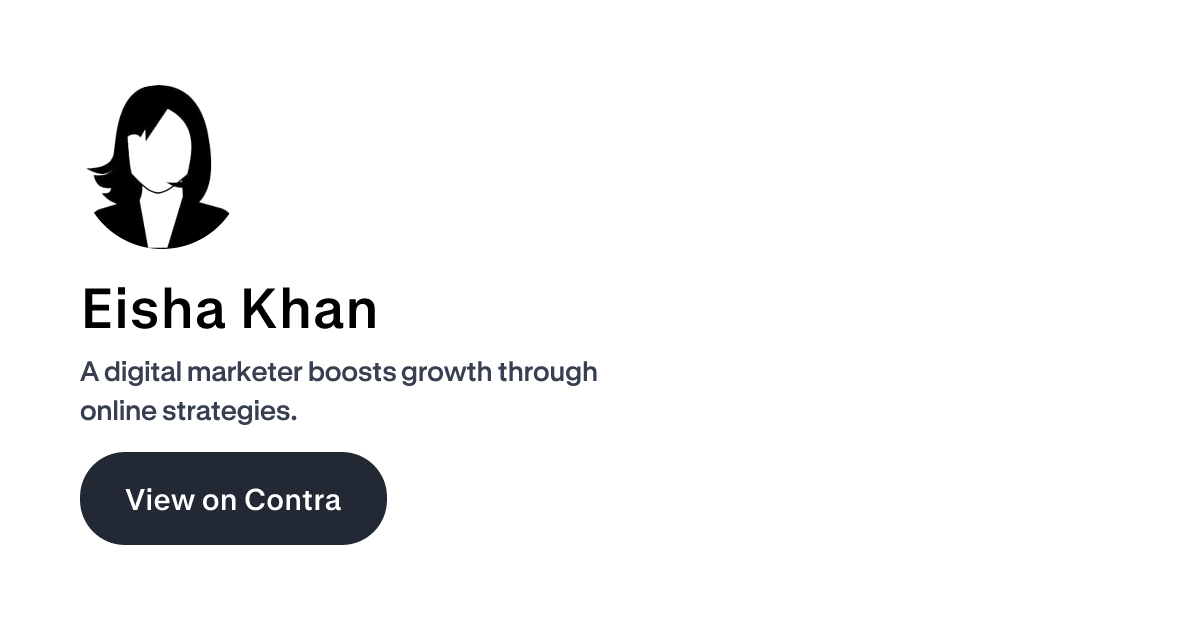 Eisha Khan on Contra