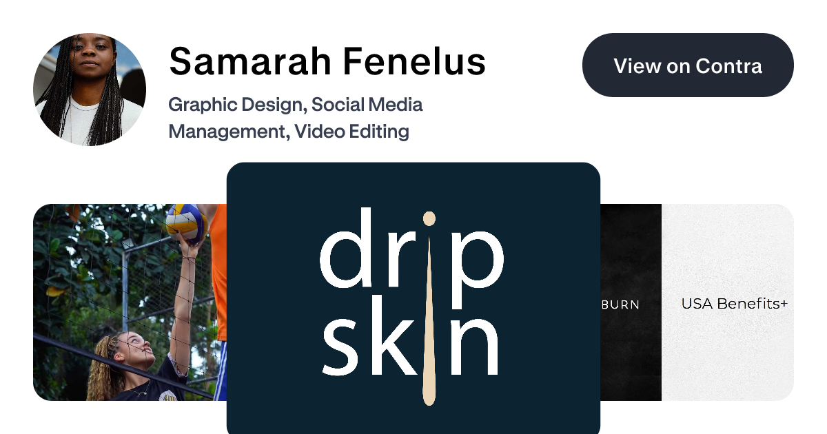 Samarah Fenelus - Social Media Manager | Contra