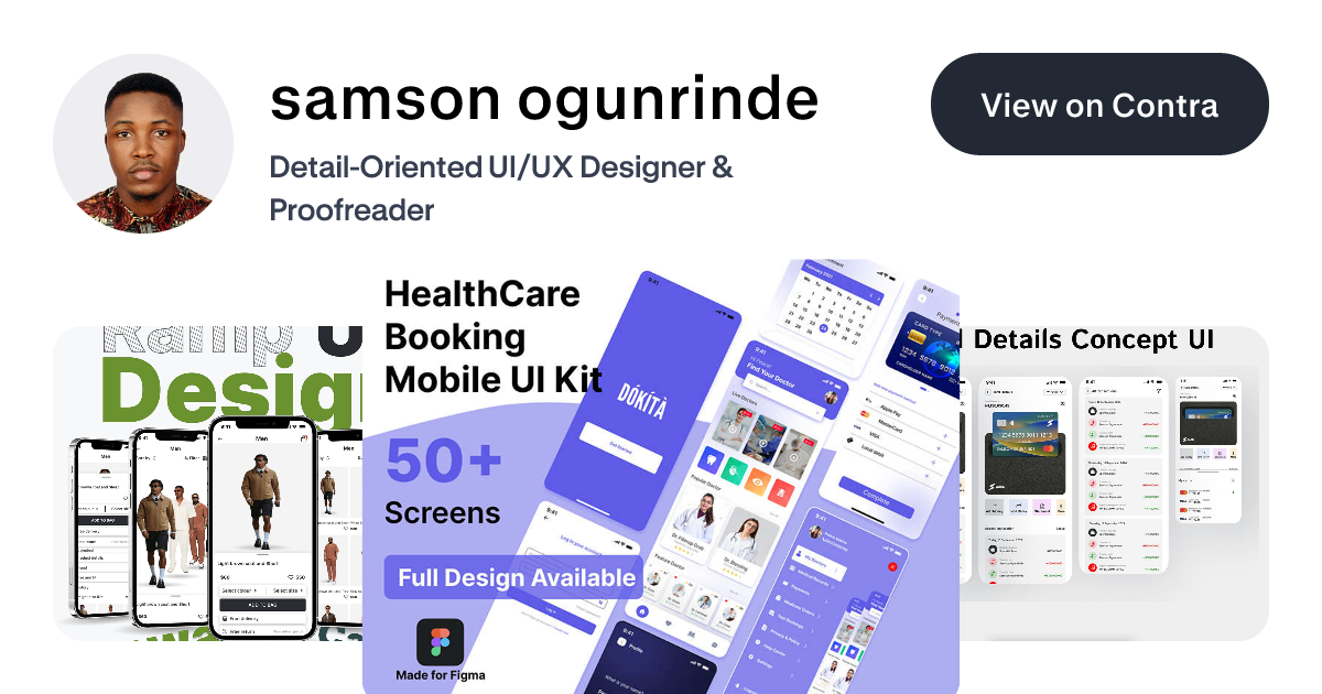 samson ogunrinde on Contra