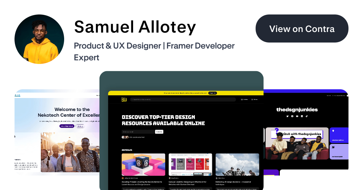 Samuel Allotey on Contra