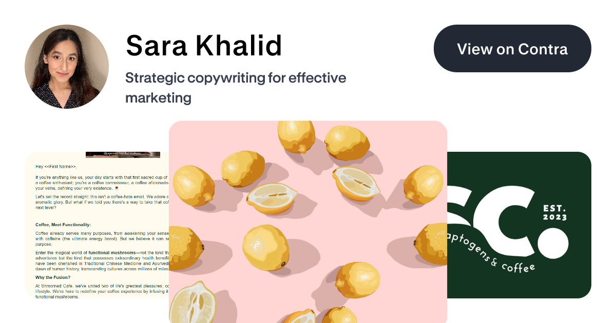 Sara Khalid on Contra