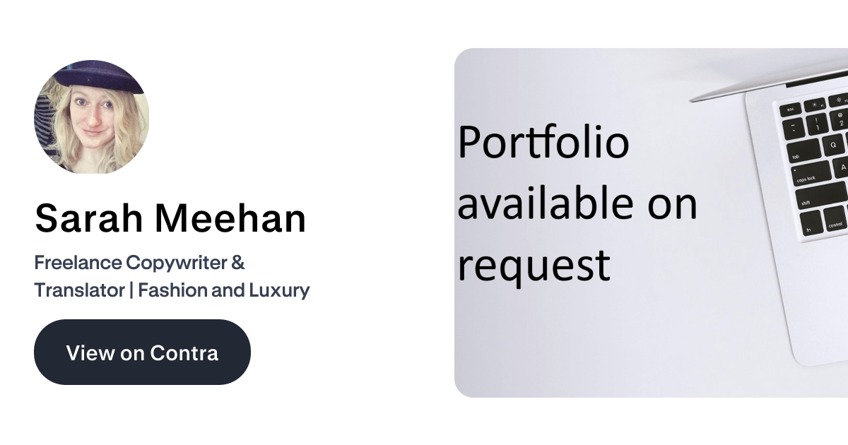 Sarah Meehan on Contra