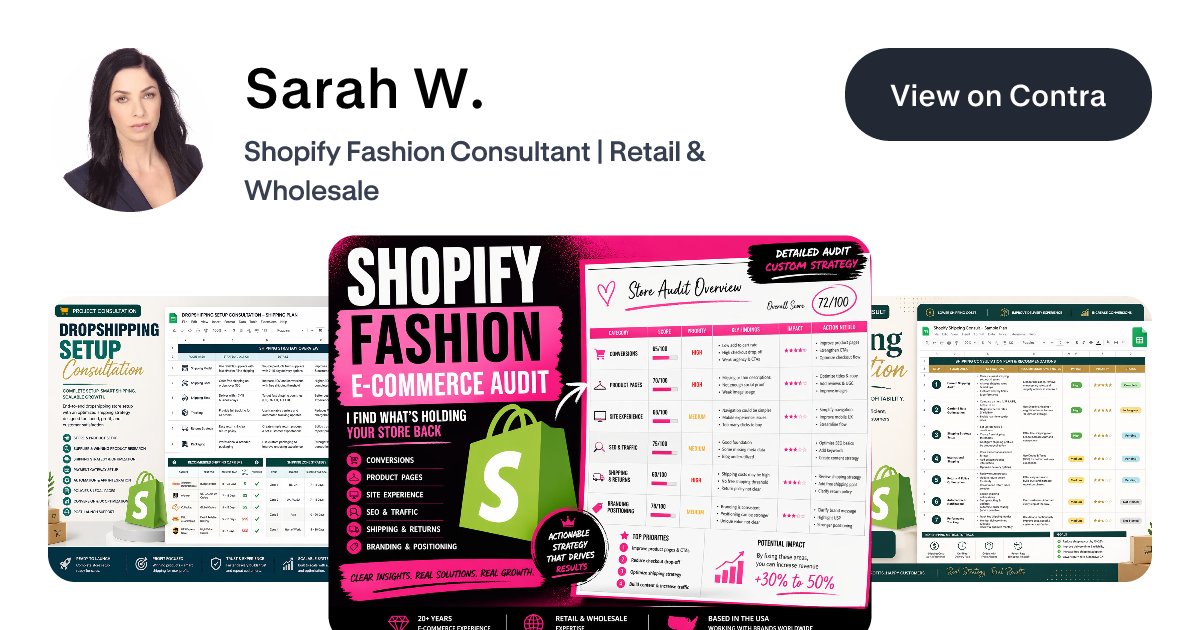 Sarah W.'s Work | Contra