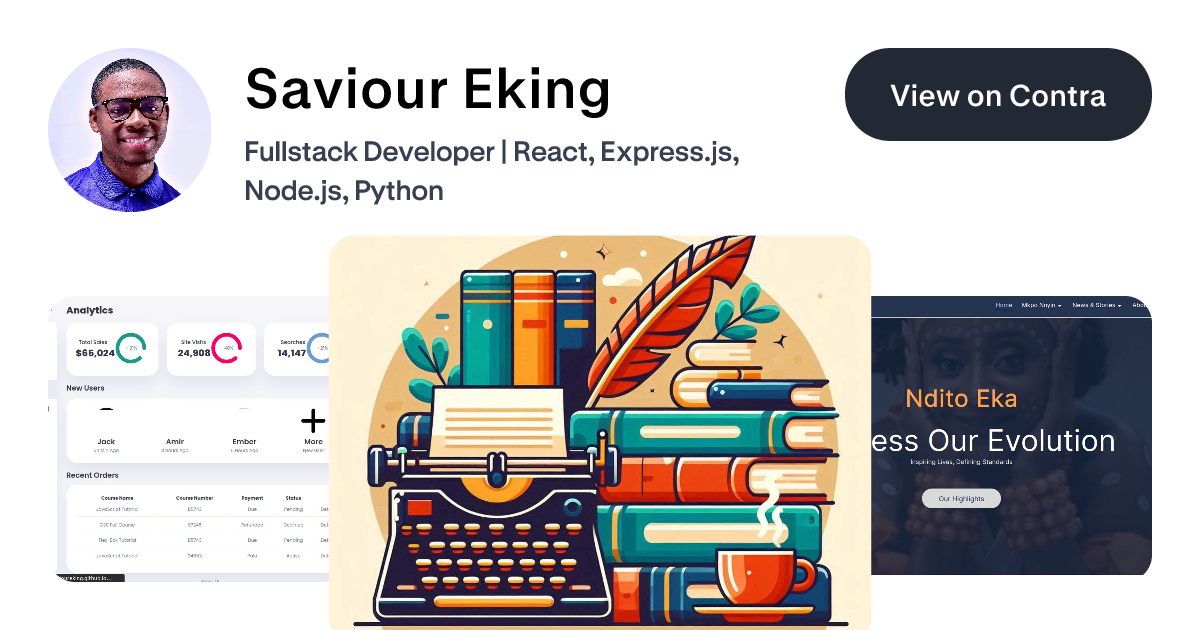 Saviour Eking's Work | Contra