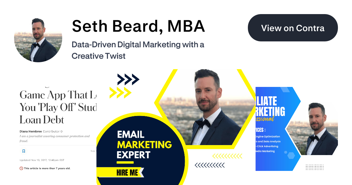 Seth Beard, MBA's Work | Contra