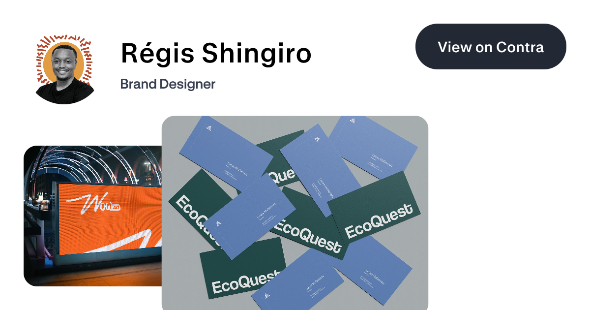 Régis Shingiro on Contra | Multidisciplinary Designer