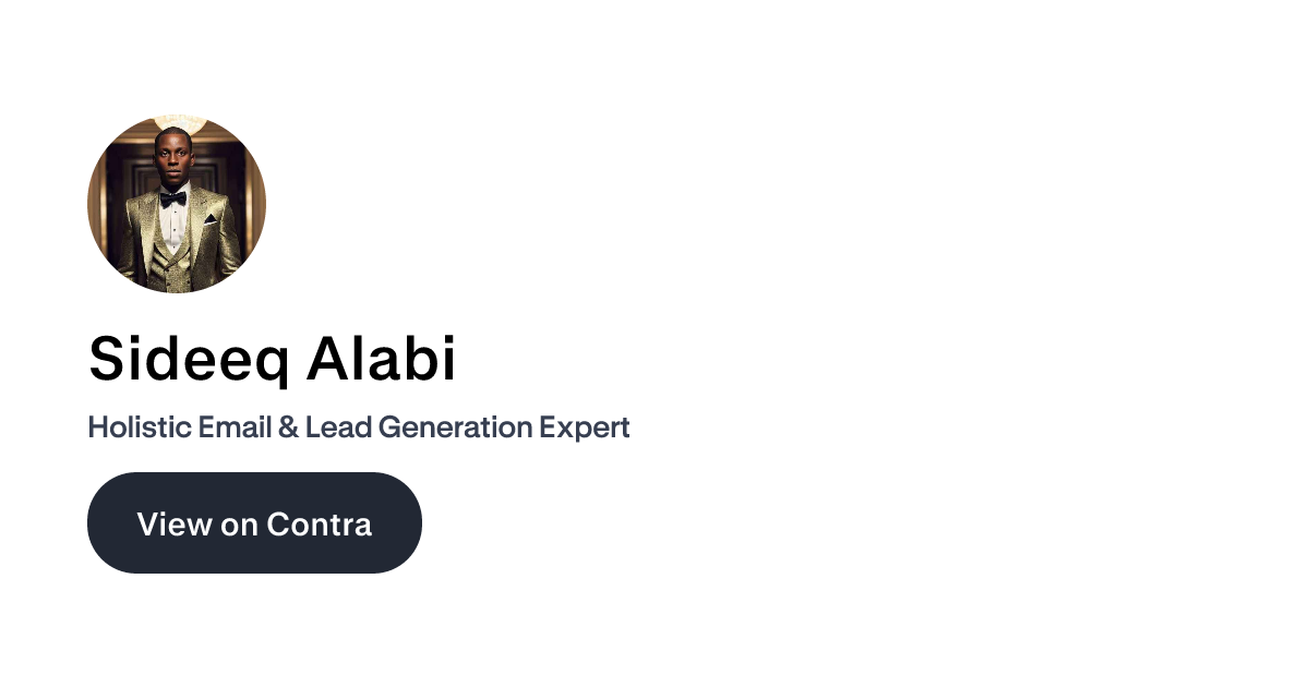 Sideeq Alabi on Contra