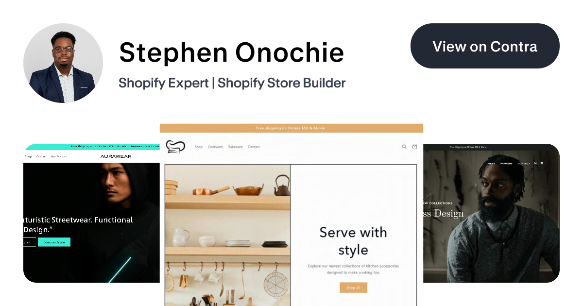 Stephen Onochie's Work | Contra