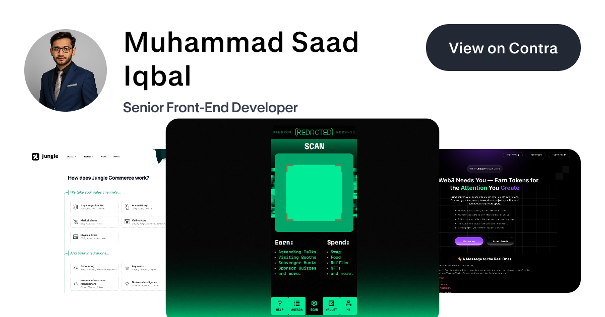 Muhammad Saad Iqbal on Contra