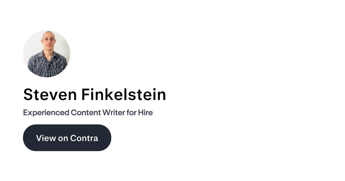Steven Finkelstein on Contra
