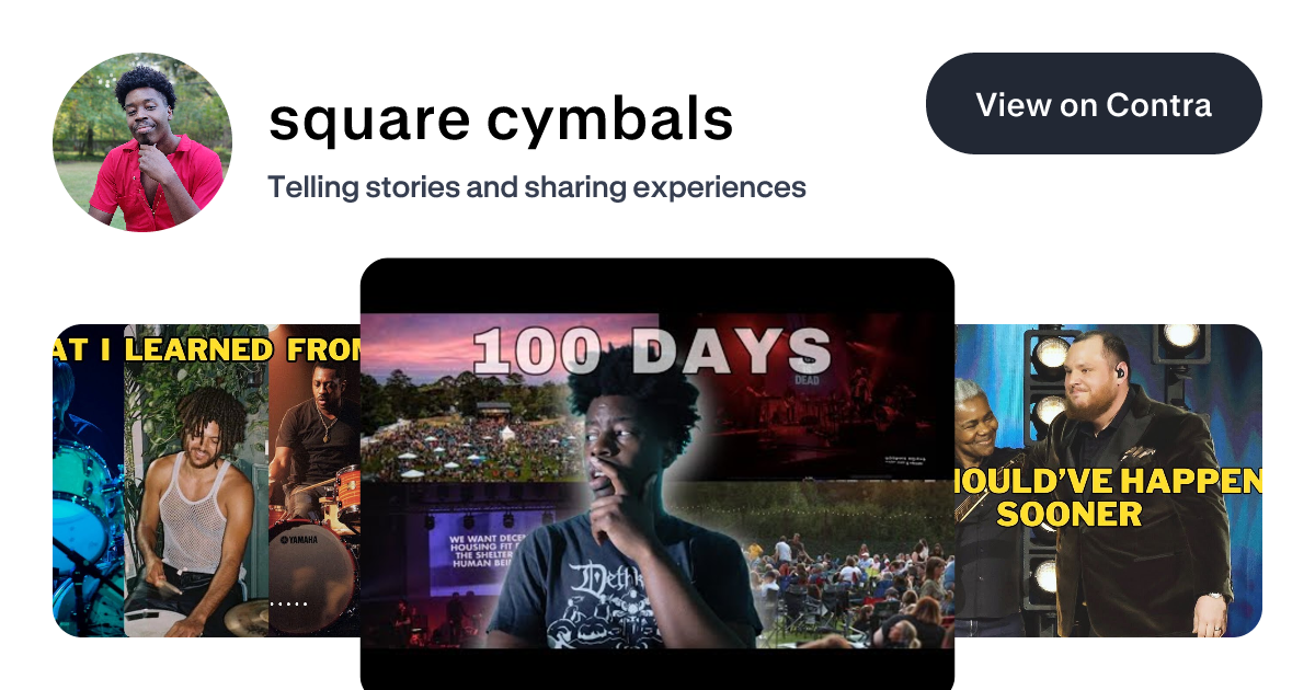 square cymbals on Contra