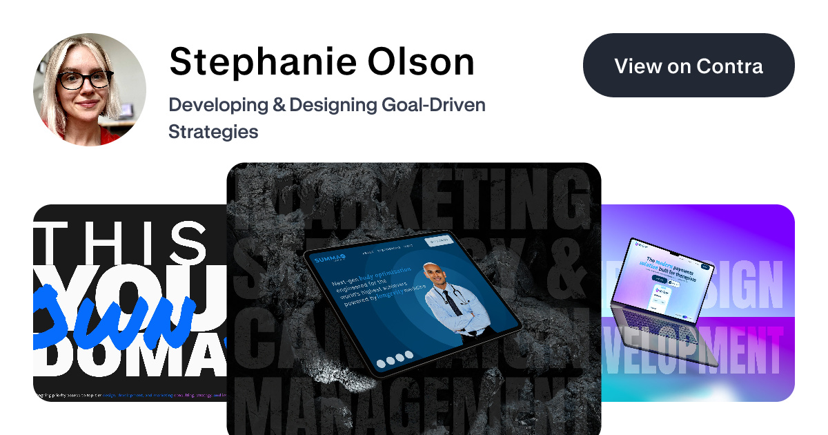 Stephanie Olson's Work | Contra