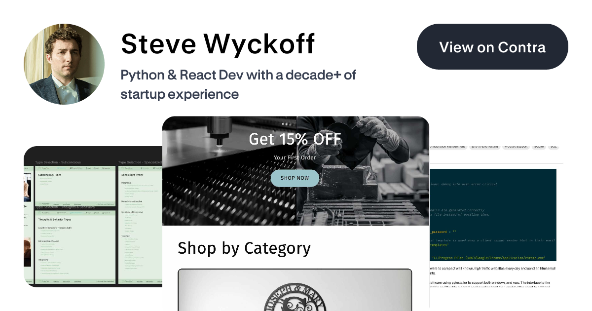 Steve Wyckoff on Contra