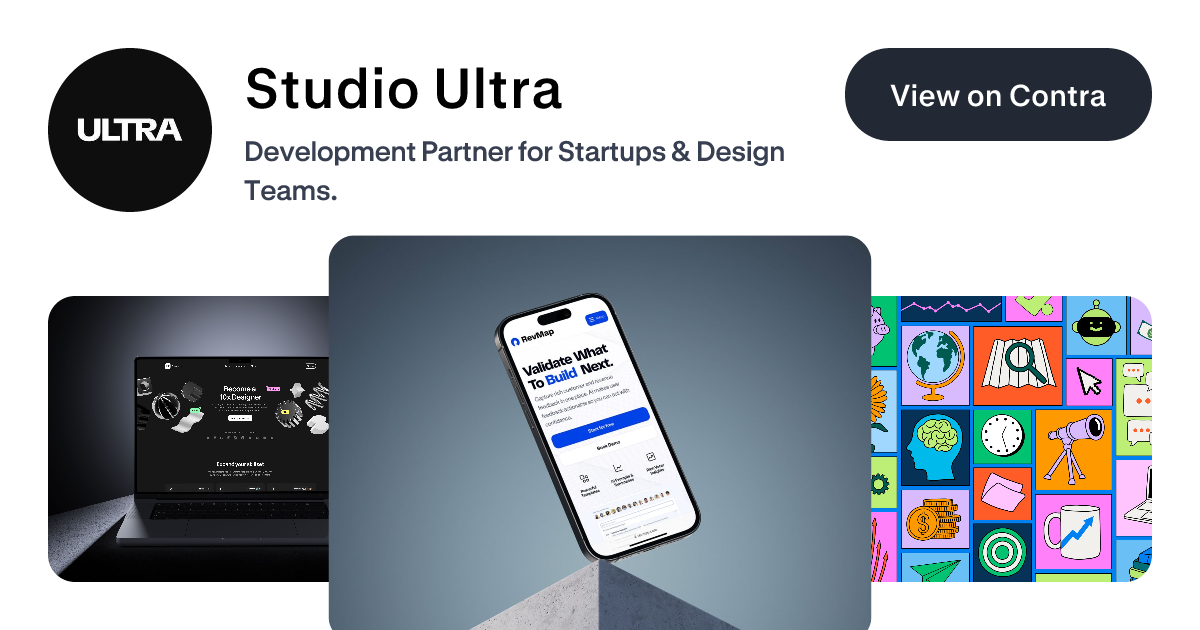 Studio Ultra's Work | Contra