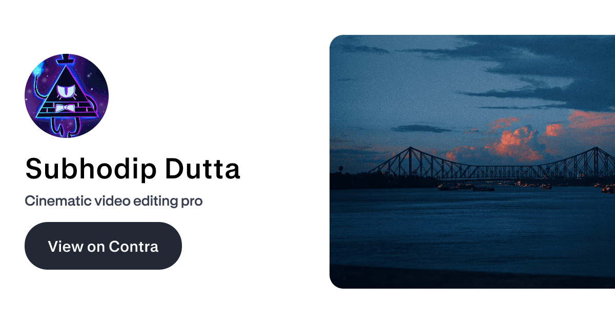 Subhodip Dutta on Contra | Cinematic video editing pro