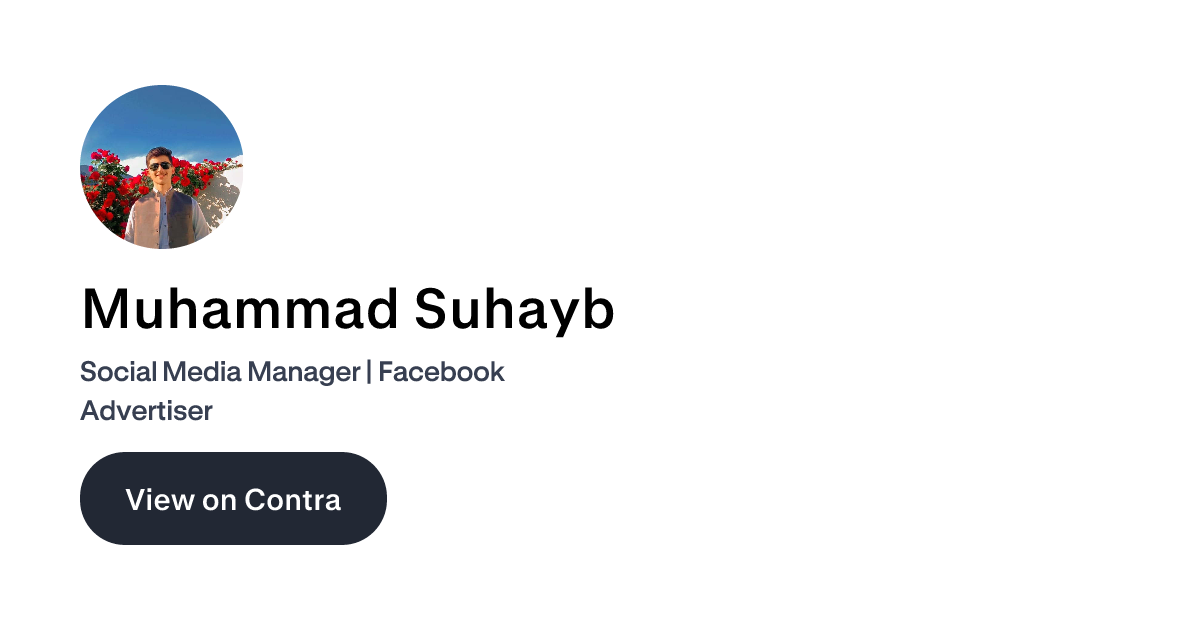 Muhammad Suhayb on Contra
