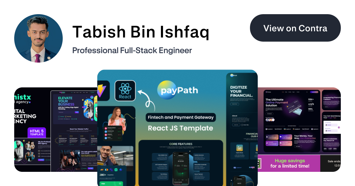 Tabish Bin Ishfaq on Contra